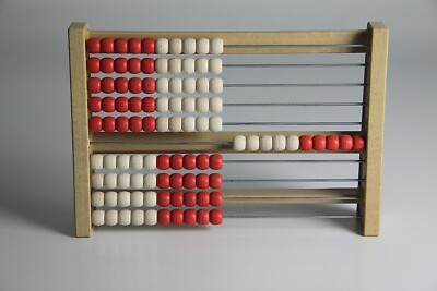 Rekenrek 100 Bead Bar Made from Recycled Wood Abacus - School Quality ...