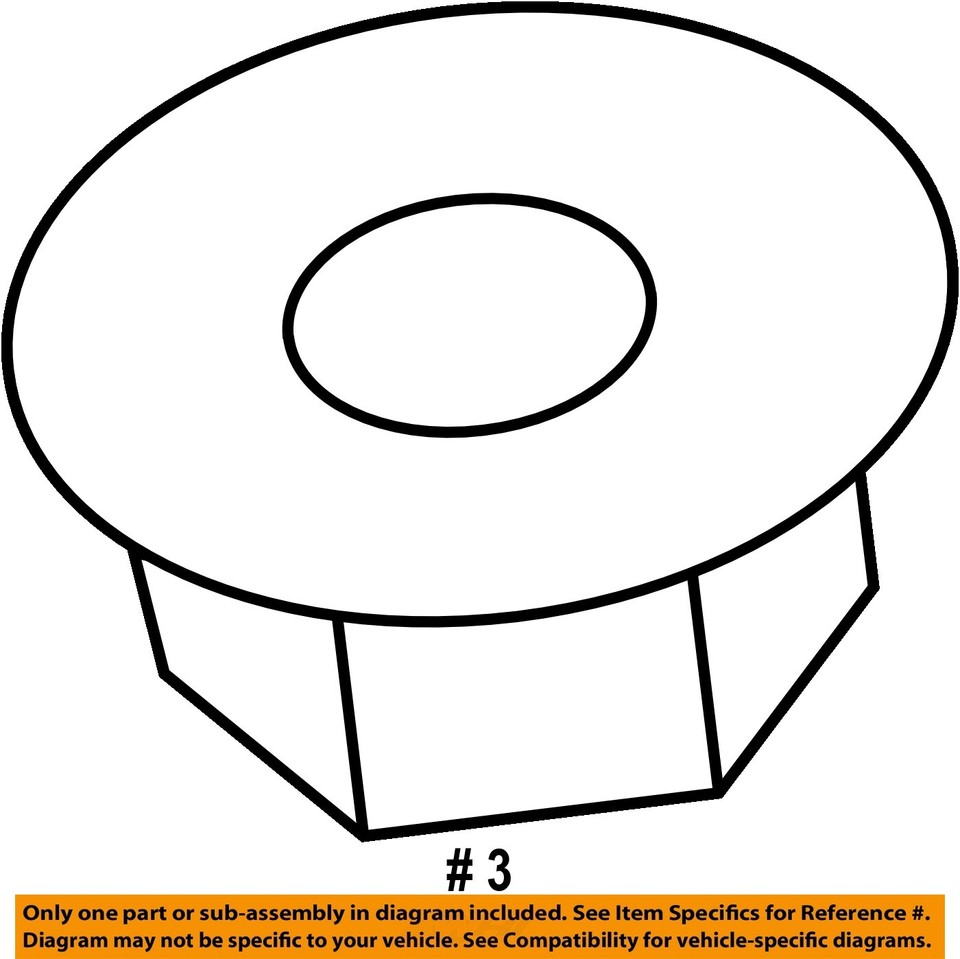 CHRYSLER OEM 04-17 200 Roof Luggage Carrier-Side Rail Nut 6504710 | eBay