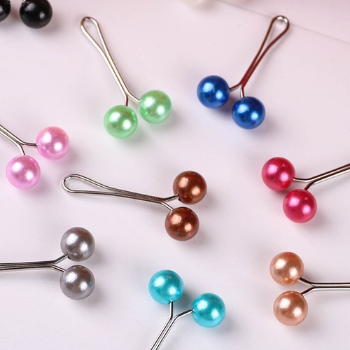 Lot Muslim Female Hijab Pins Pearls Brooches Scarf Clip Elegant ...