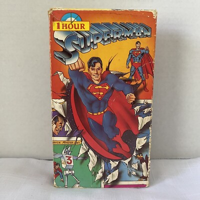 Superman Cartoon KIDS KLASSICS 1992 VHS 1 Hour Cartoons VG | eBay