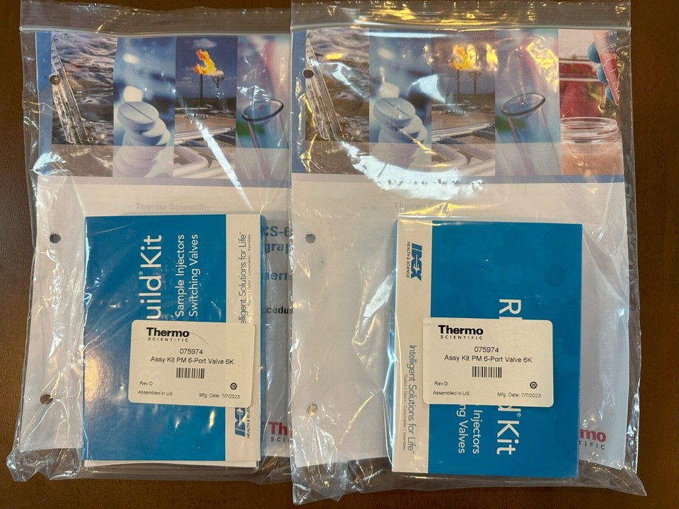 BRAND NEW Thermo Assy KIT PM, 6-Port Valve , 6K PN 075974 A $1000 value ...