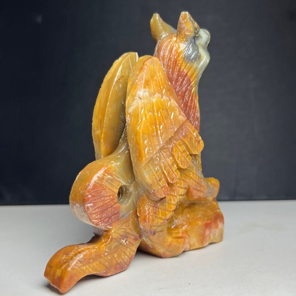 281g Natural Crystal Mineral Specimen. Amazon Stone. Hand-carved ...