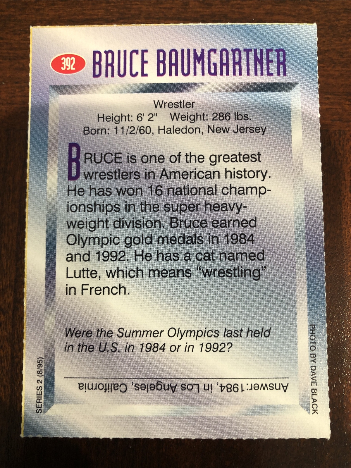 Bruce Baumgartner Sports Illustrated for Kids SI For Kids Wrestling ...