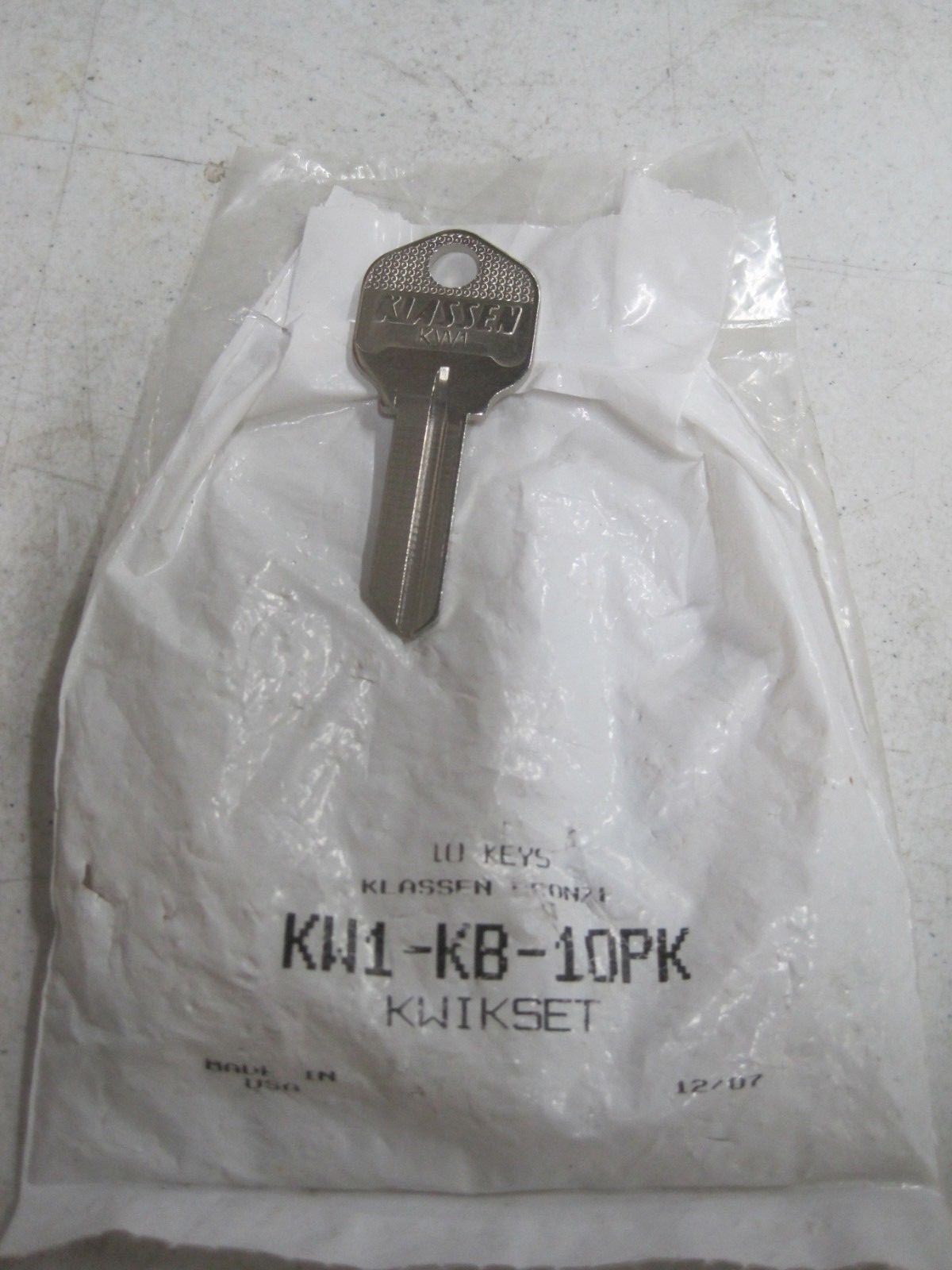 10 Pack KLASSEN KW1-KB Blank Keys | eBay