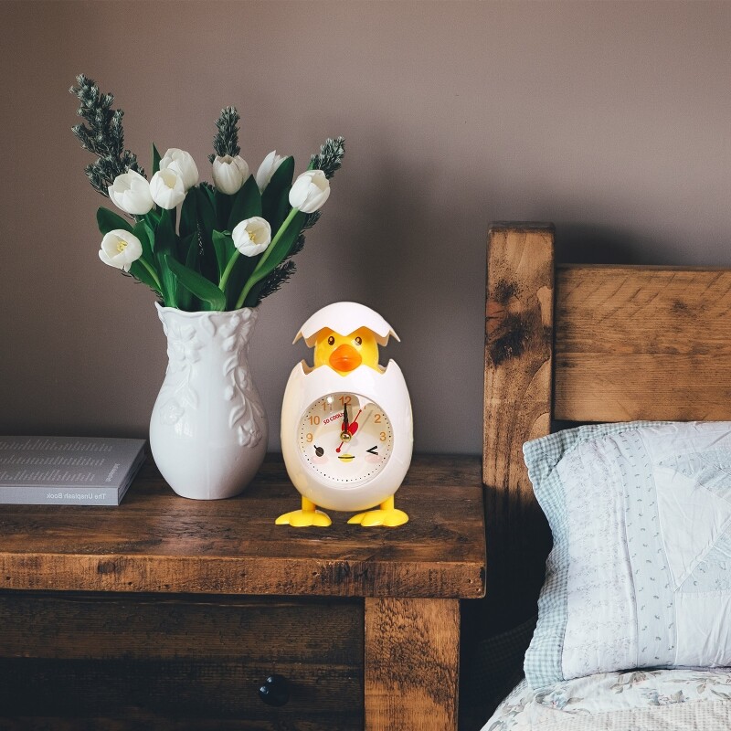 Cartoon Cute Alarm Clocks Chicken Duck for Quartz Movement Alarm Clock ...