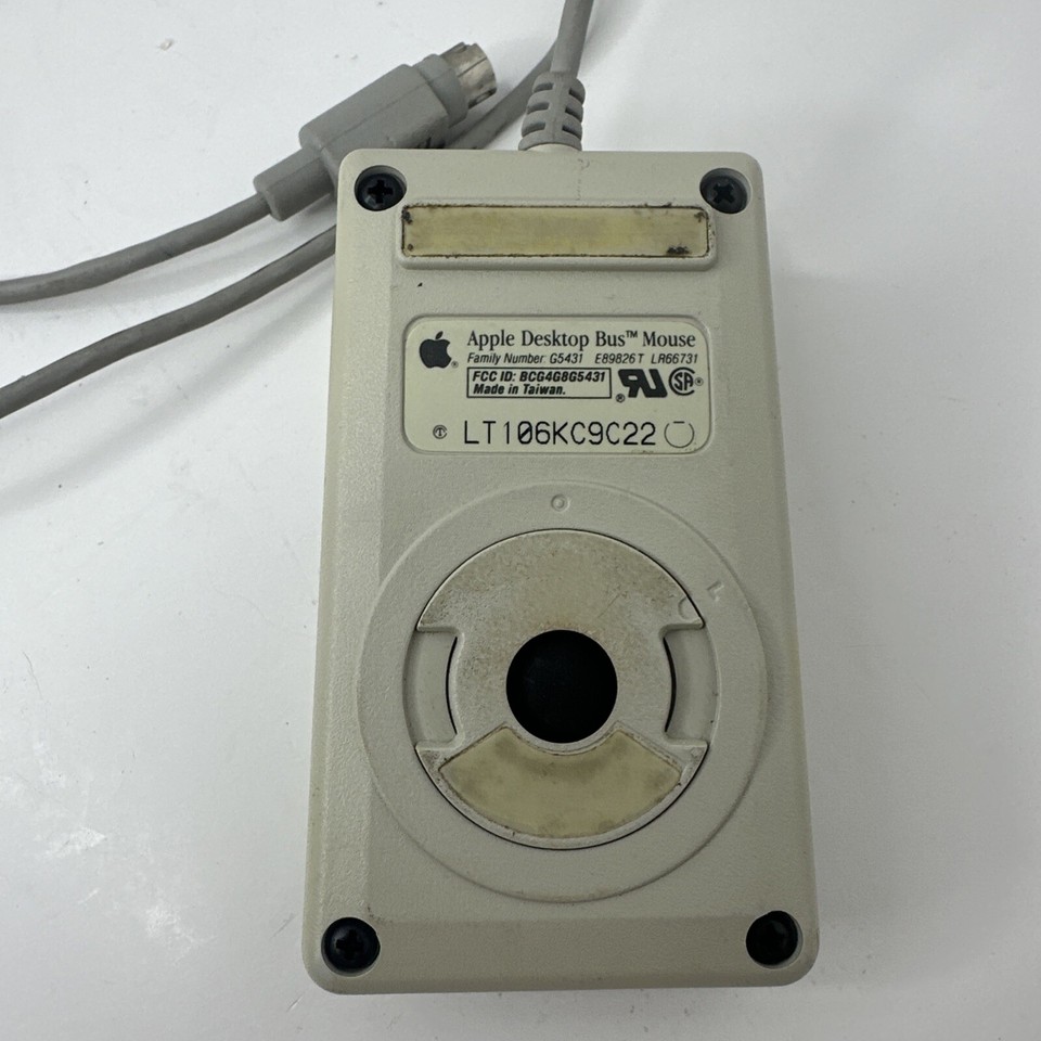 Apple Desktop Bus Mouse G5431 for Macintosh - UNTESTED | eBay