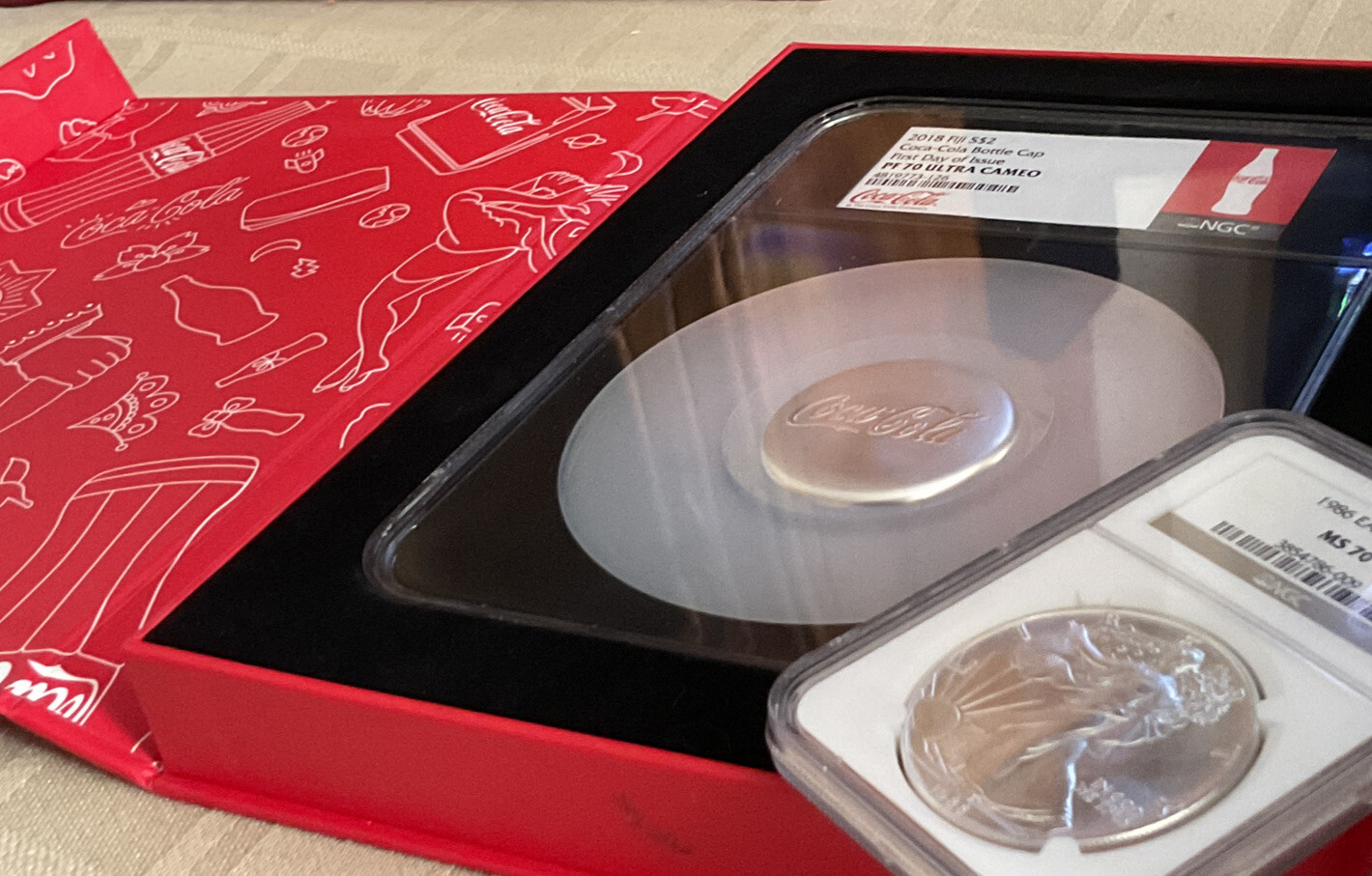 2018 Fiji Silver Coca-Cola Bottle Cap Coin NGC PF70 #862/5000 Limited ...