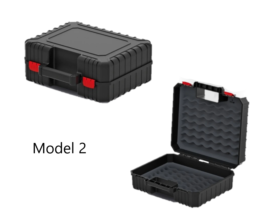 Plastic Power Tool Storage Case Empty Box Electric Drill Holder Foam ...