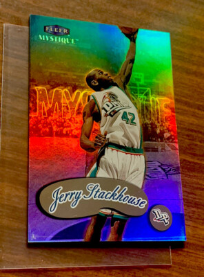 Jerry Stackhouse 1999-00 Fleer Mystique Card # 81 , Detroit Pistons | eBay
