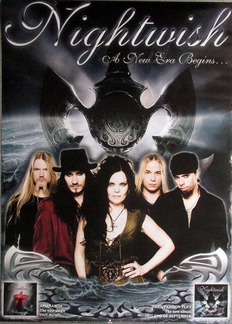 NIGHTWISH - 2007 - Promotion - Plakat - Dark Passion Play - Poster | eBay