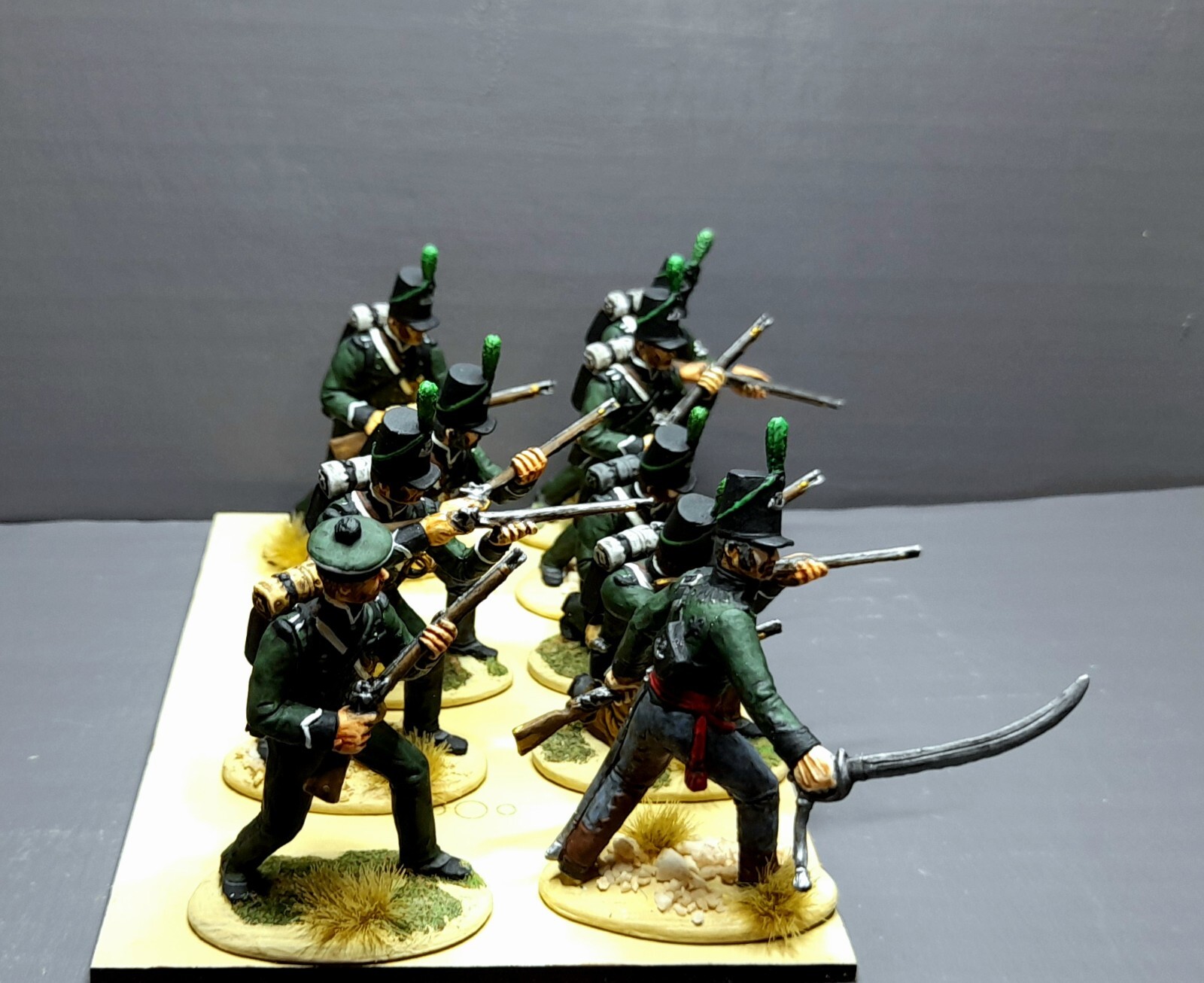 09 NAPOLEONIC BRITISH RIFLES . 95 TH .1/32 .TOP PAINTING ! | eBay