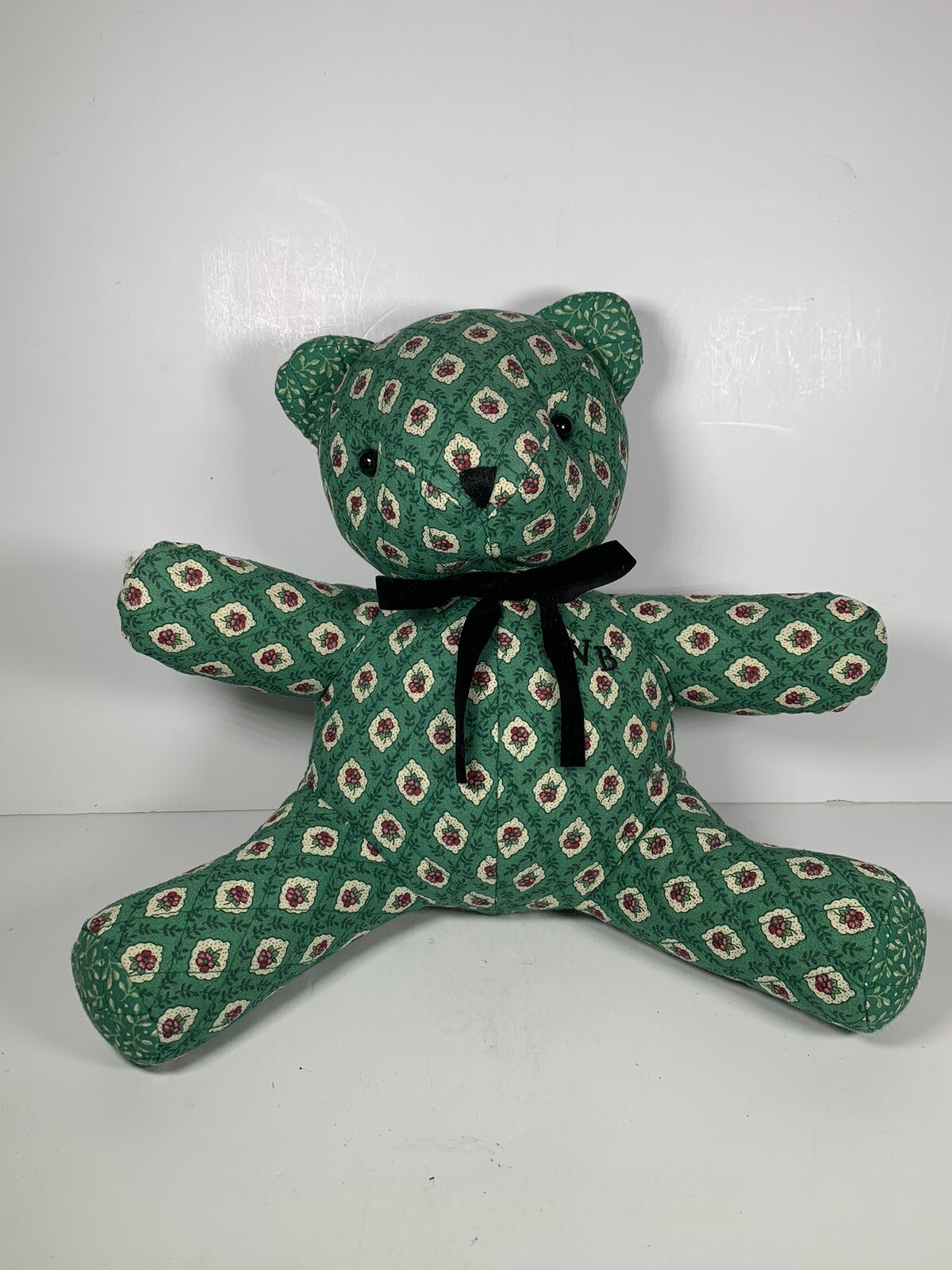 Vera Bradley Kelly Bear 11" Greenfield pattern #1 Pl… - Gem