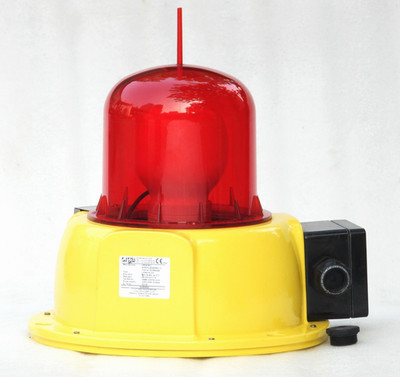 NOS NEW ORGA TYPE L55EX-R-230 EXPLOSION-PROOF RED OBSTRUCTION LIGHT ...