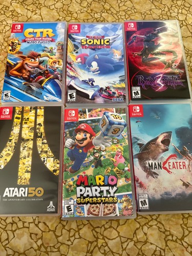 nintendo switch 6 games lot fast shipping excellent condition | eBay