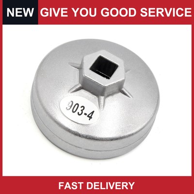 Universal 73mm ID 14 Flute Oil Filter Cap Wrench Socket Removal Tool ...