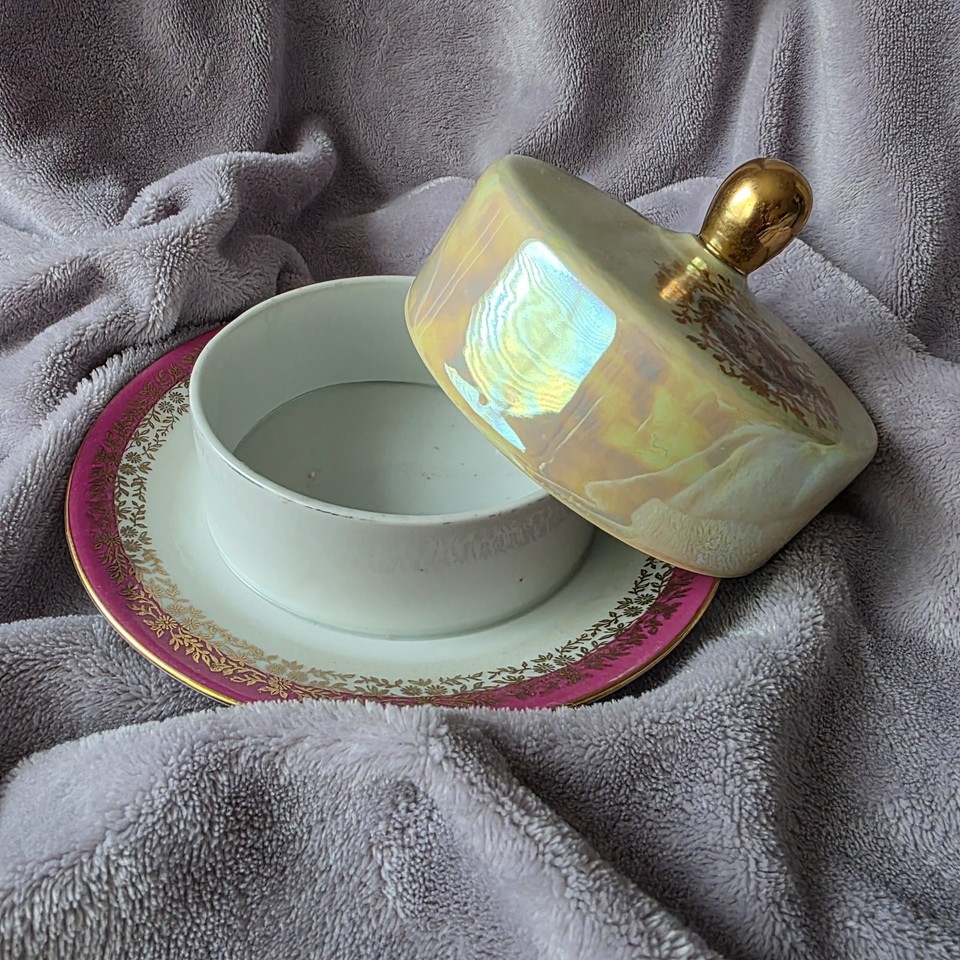 VTG 1970s "MADONNA" Porcelain "Fortuna Eisenberg" GDR Germany Lidded ...