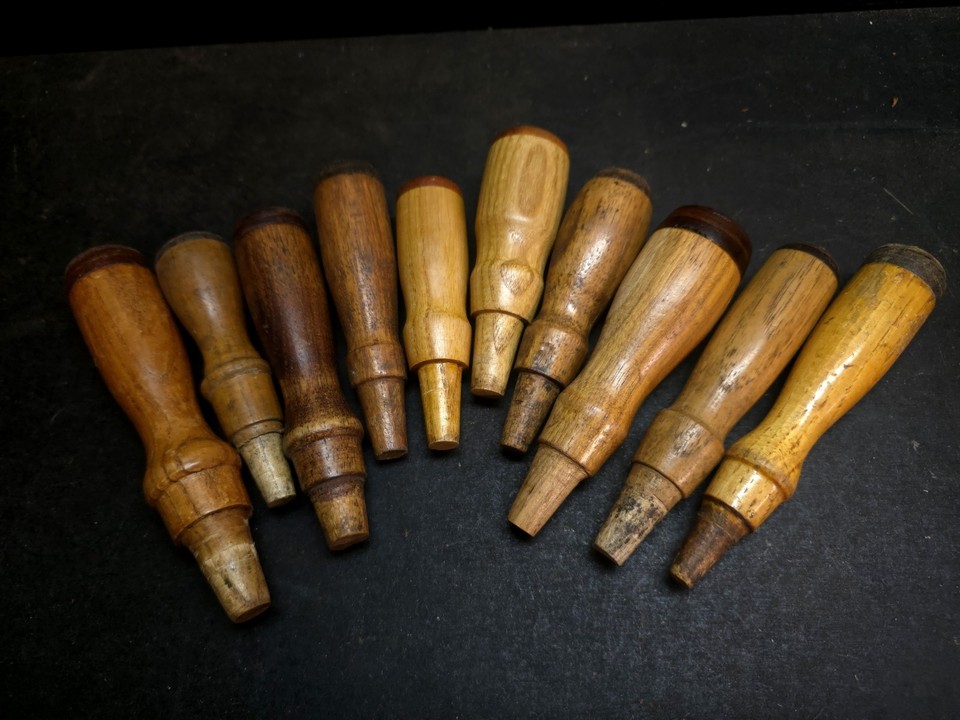 10 Wonderful Vintage Chisel Handles With Leather Caps For Chisel ...