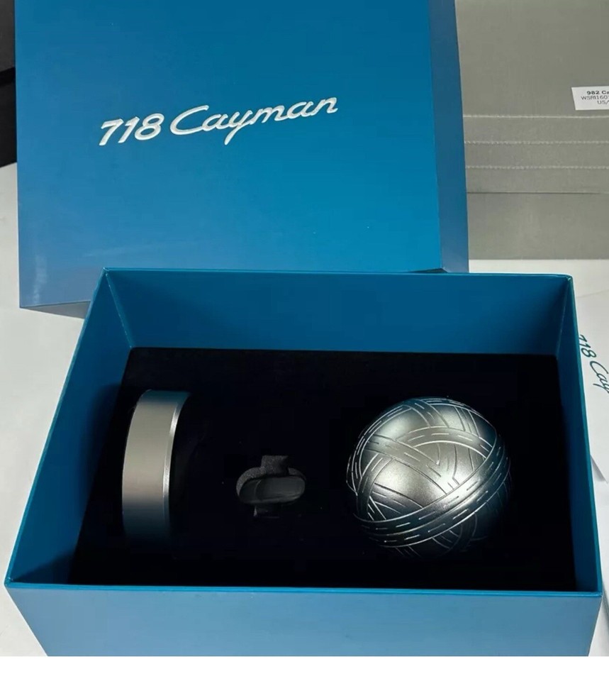 718 Cayman PORSCHE Magnet Globe Car Model Display Gift Authentic! | eBay