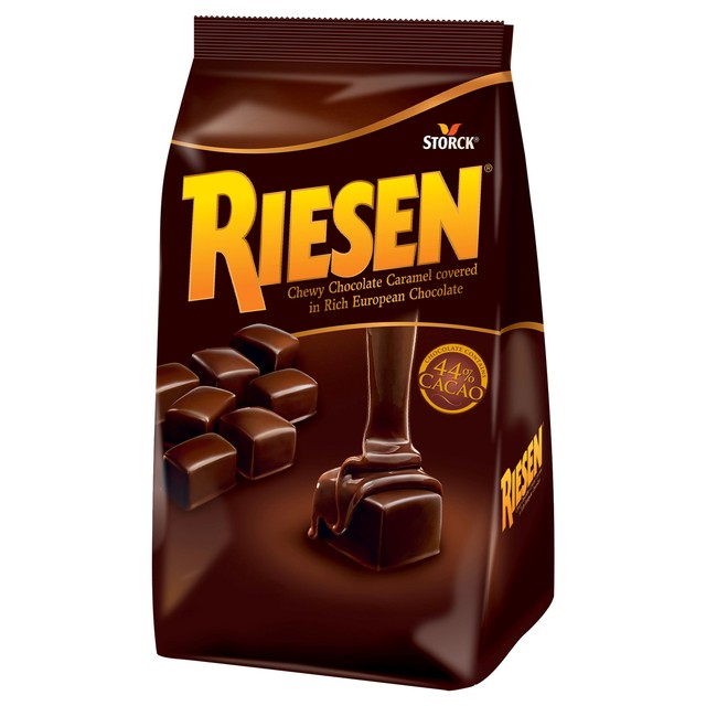 30oz Riesen Chewy Chocolate Caramel Covered Rich European Candy Storck ...