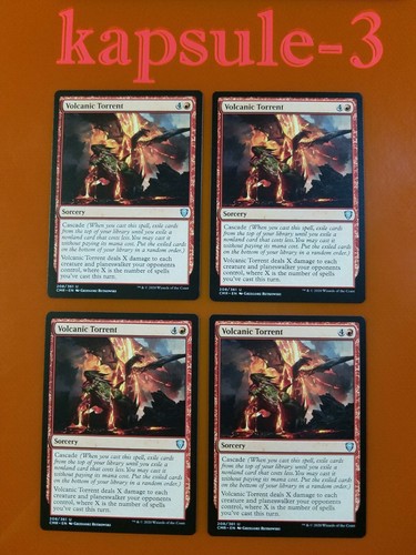 4x Volcanic Torrent | Commander Legends | MTG Magic Cards | eBay
