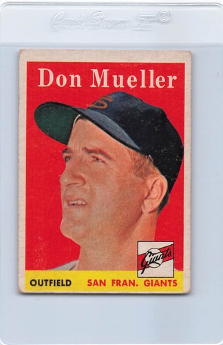 1958 Topps #253 Don Mueller Giants VG *6072 | eBay