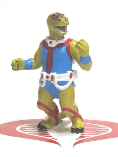 DINOSAUCERS PVC w Tail Bonehead KO BOOTLEG 4" Tall | eBay