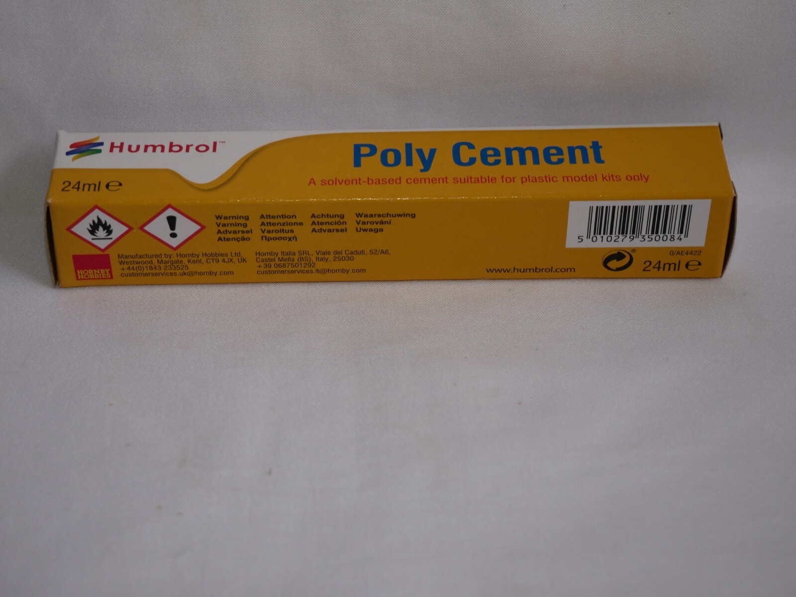 Humbrol Large Poly Cement A Solvent Based Glue For Plastics Models 24ml ...