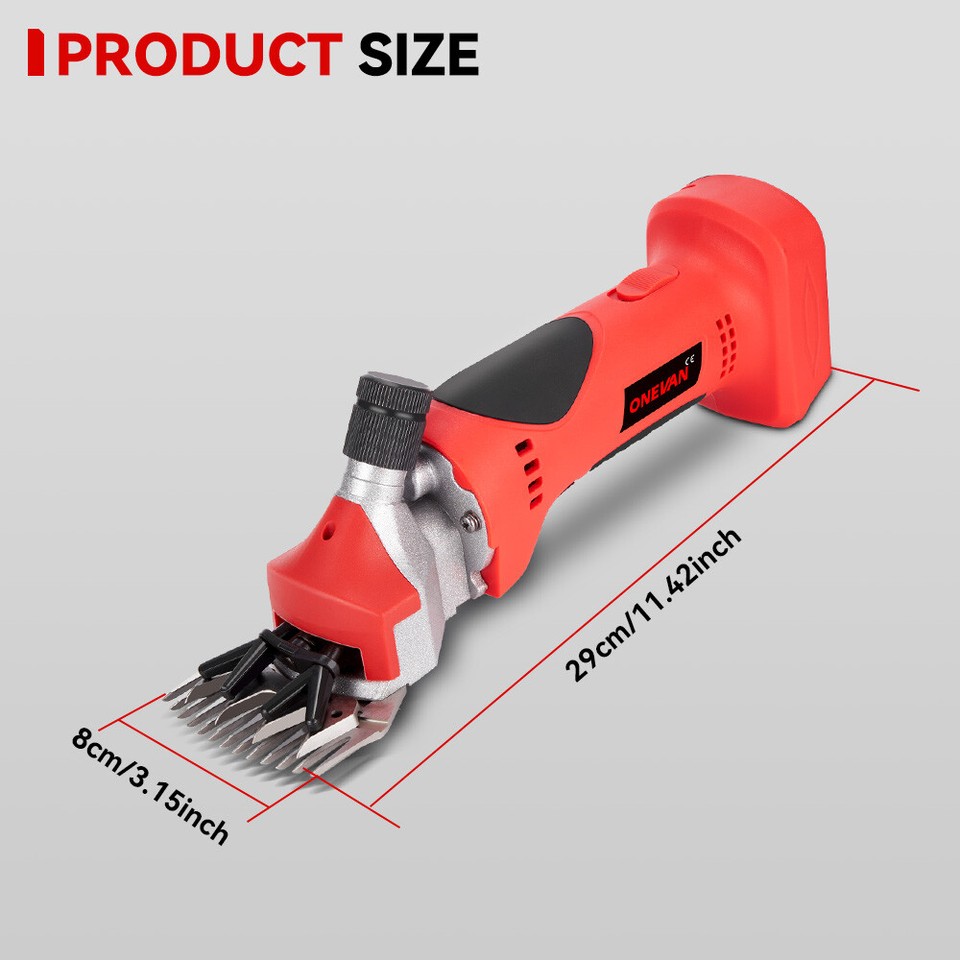 Cordless Sheep Shearing 550W Electric Sheep Shears Clipper 2 Battery ...