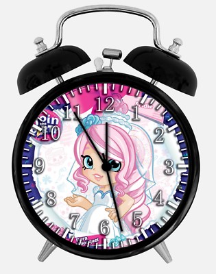 Shopkins Bridie Alarm Desk Clock 3.75" Home or Office Decor E493 Nice ...