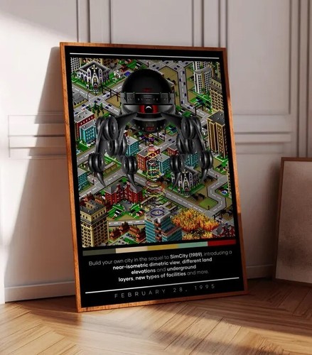 Simcity 2000 Poster Print | Gaming Poster | eBay