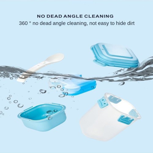 Seal Preservation Bilayer Salad Cup Breakfast Plastic Cup Kitchen ...