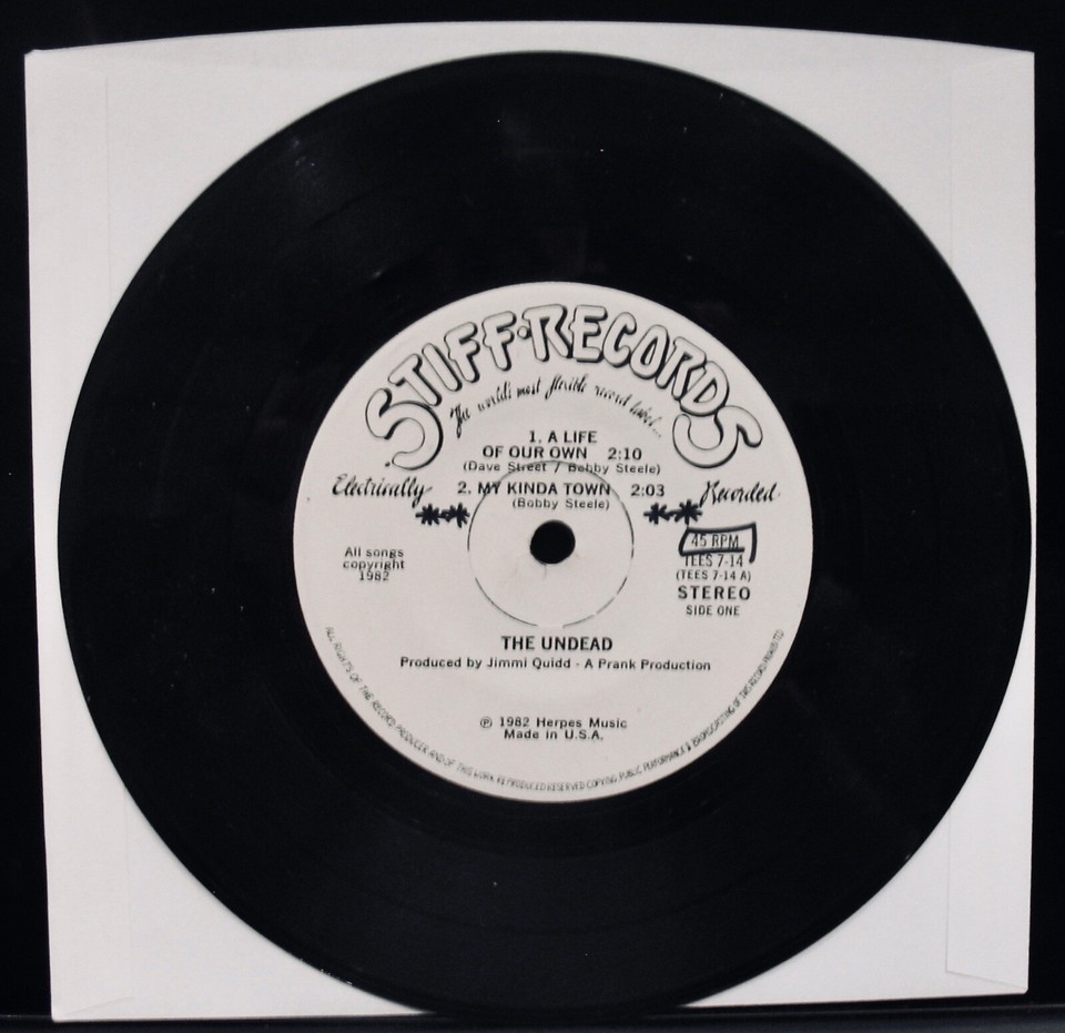 THE UNDEAD~A Life Of Our Own~Punk Rock 45 Ep~Bobby Steele, Patrick ...