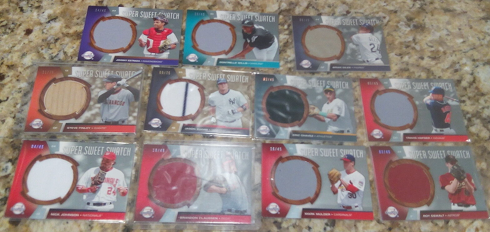 2006 SUPER SWATCH jersey SWEET SPOT UPPER DECK 11DIF ALL #/45 W/OSWALT ...