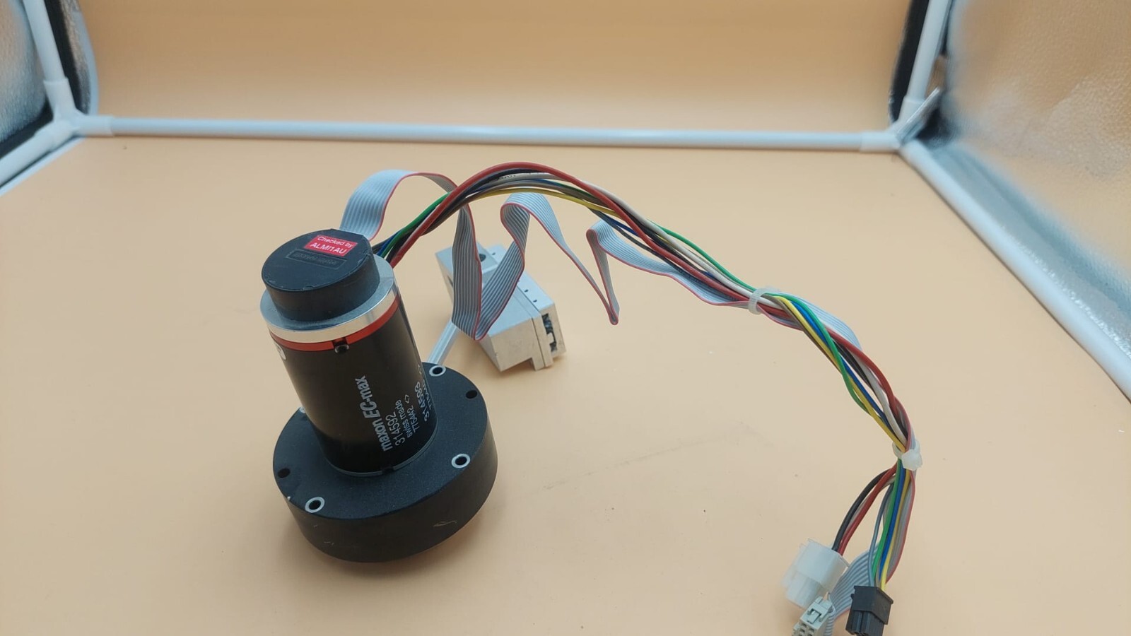 Maxon ec-max motor 314592 314593 roller table w/roller cage, type NKL 1 ...