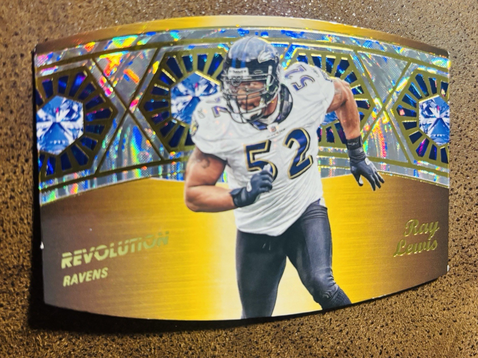 2025 Panini Revolution RAY LEWIS #12 Ring Bearers Die Cut Ravens NFL ...