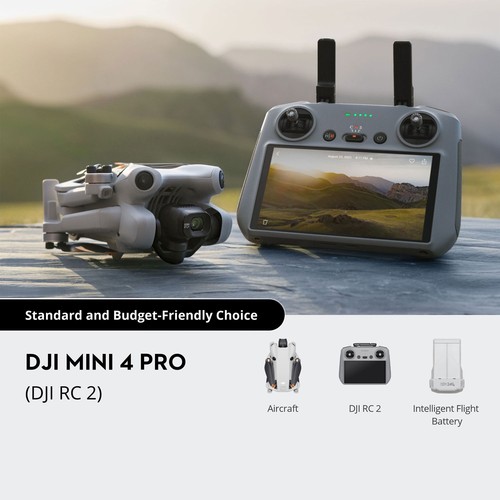 DJI Mini 4 Pro 4K HDR Folding Drone with RC2 Remote Kit CP.MA.00000732.01 190021094147 | eBay