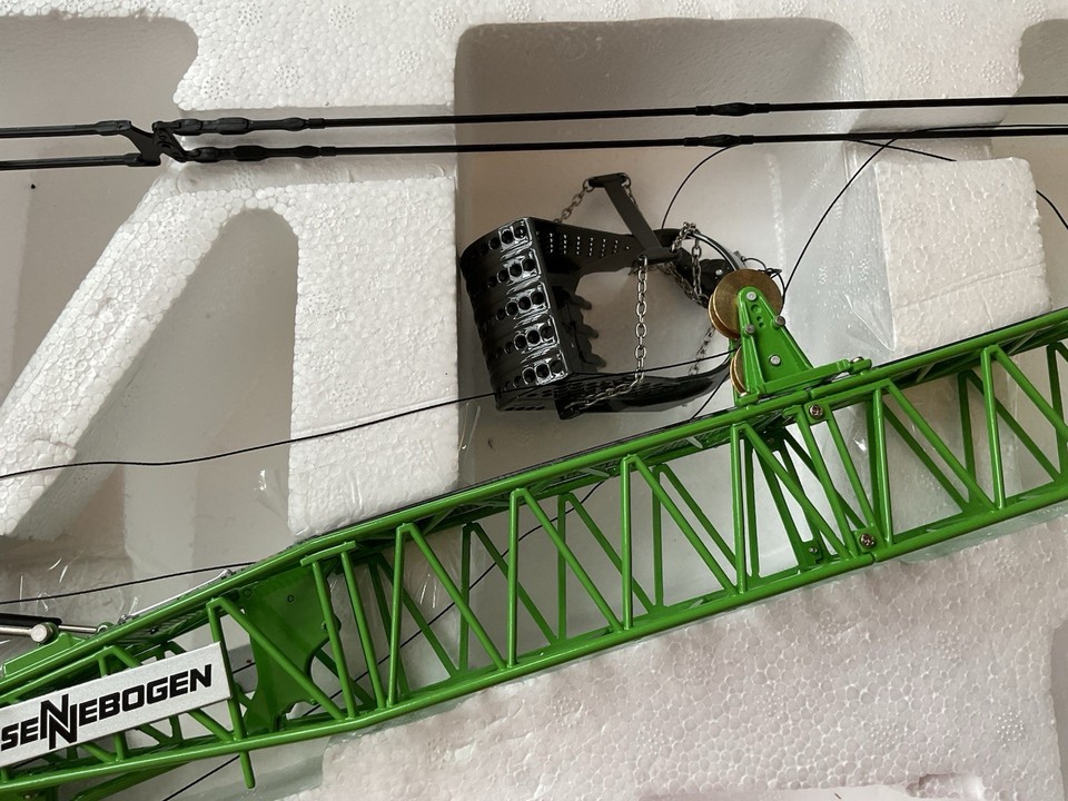 ROS SRL 1:50 sennebogen cable excavator 6140 HD dragline bucket Diecast ...