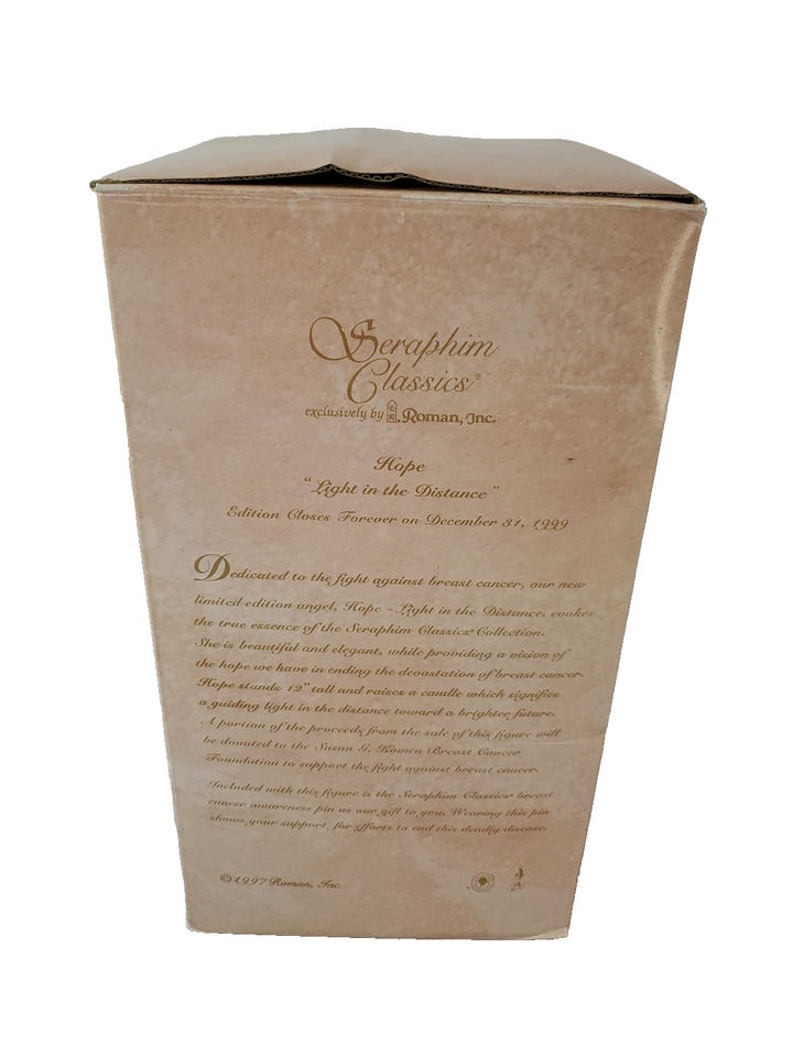 Seraphim Classics Angel HOPE "Light in the Distance" NIB #871549 w/COA ...