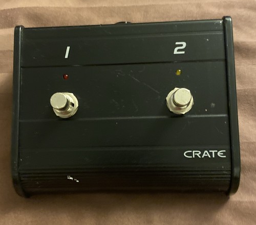 Crate 2 Button Foot Switch 2- Switch Guitar Pedal | eBay