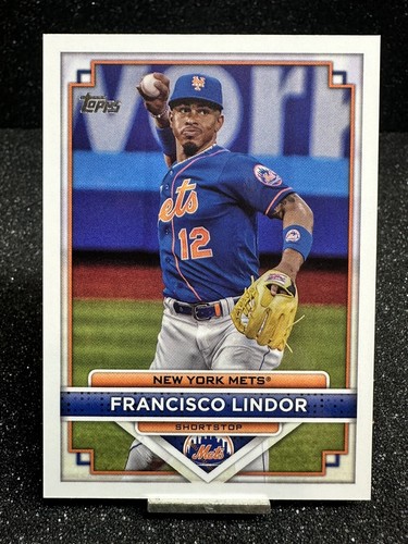 2023 Topps MLB Flagship Collection Francisco Lindor #67 New York Mets ...