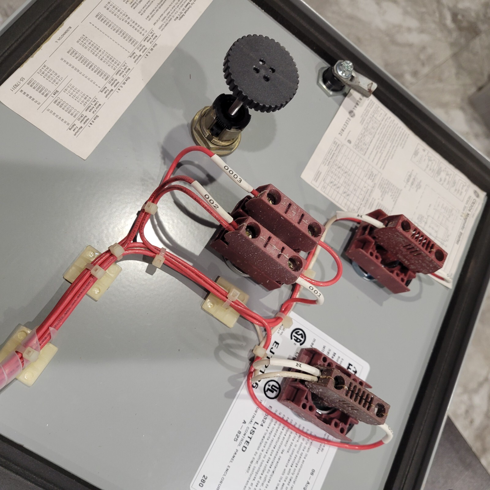 CR306CO** GE 3P 27A 600V SIZE 1 COIL 115-120V STARTER CONTACTOR HAMMOND ...