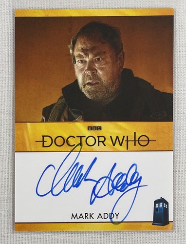 Doctor Who Series 11 & 12 Mark Addy as Paltraki Bordered Autograph Card ...