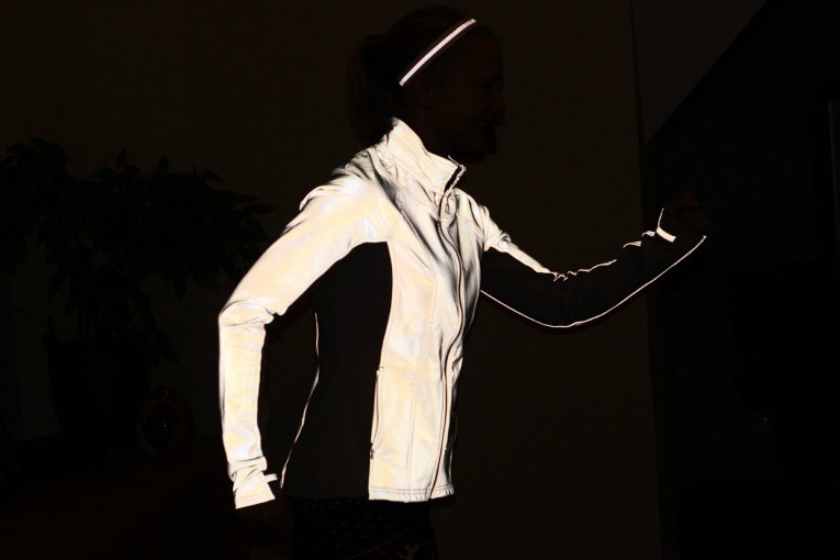 Athleta Reflective Running Start Jacket - SILVER/GREY SIZE XS #138650 ...