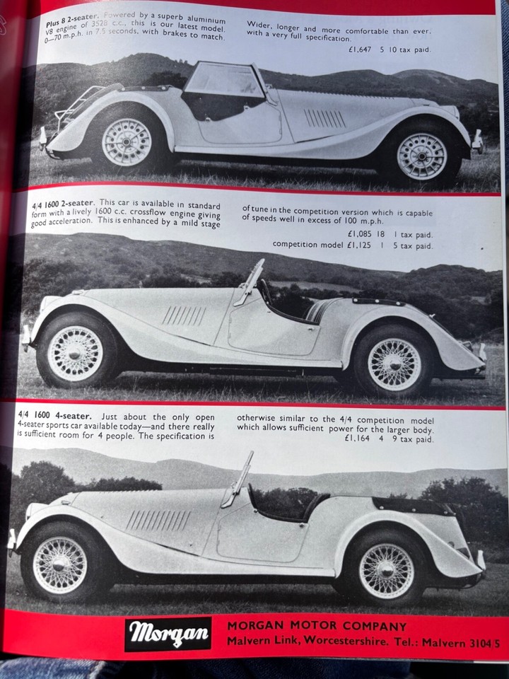 Morgan 4/4 1972 RHD 1600 4 seater, lovely with history & MOT dealers ...