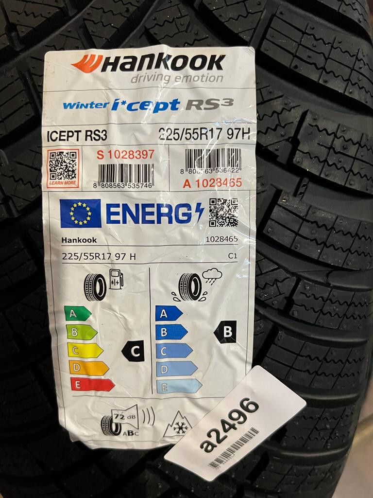 2 Stk. WINTERREIFEN HANKOOK WINTER 225/55/R17 97H I*CEPT RS³ W462 DOT ...