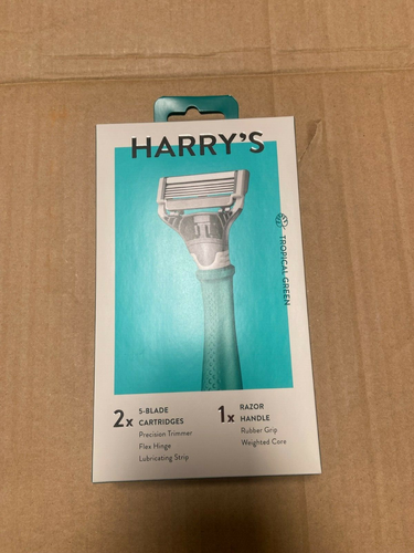 Harry's 5-Blade Men's Razor with 2 Cartridges - Forest Green for sale ...