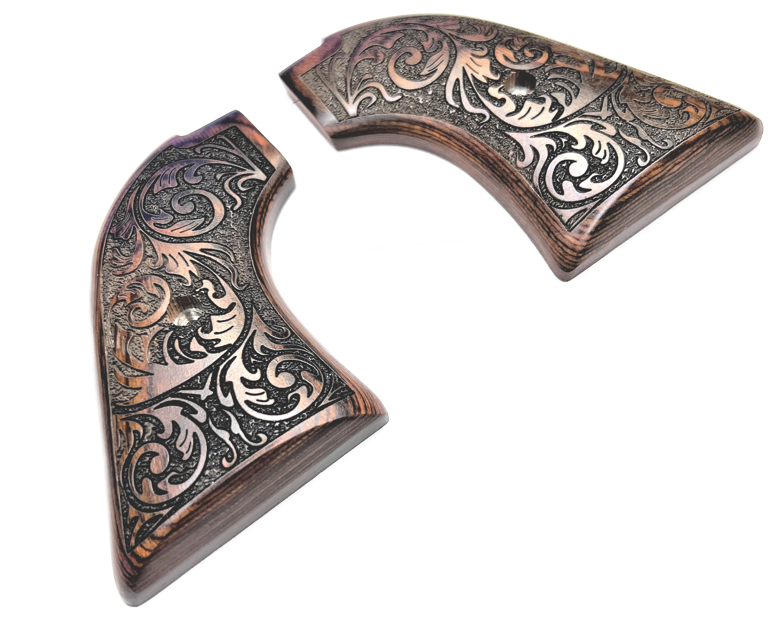 Heritage Arms Rough Rider 6 & 9 Shot Grips Carved Rosewood "Maverick ...