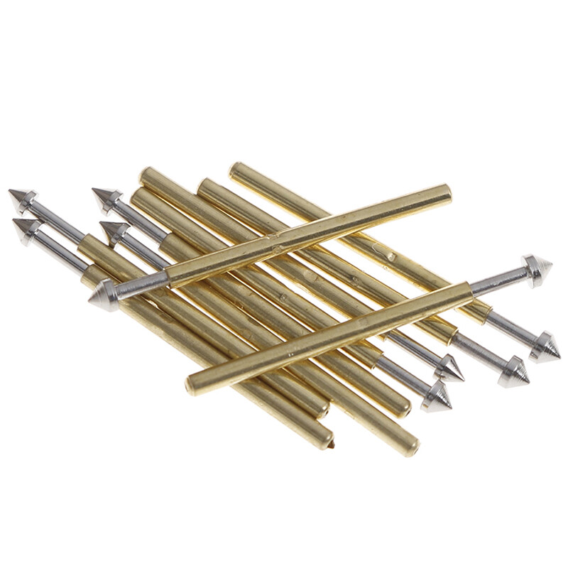 100X P75-E2/E3 spring testprobe pogo pin 1.3/1.5mm conical head 1.0mm ...