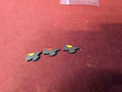 Dan Wesson Model 15 Revolver 3 Front Sight Blades w Yellow & Red ...