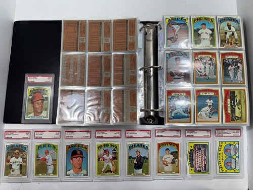 1972 Topps Baseball Complete Set 787 Cards W/Rose PSA 7, Ryan PSA 7 EX ...